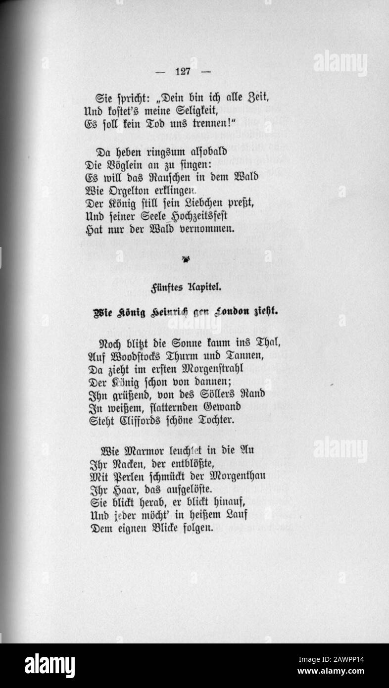 Fontane Gedichte 127 Stock Photo - Alamy