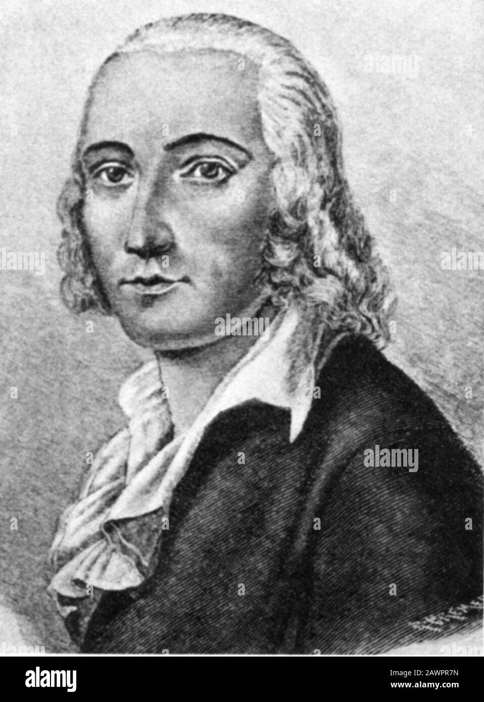 The german poet Friedrich Hölderlin ( 1770 - 1843 ) was a major German ...