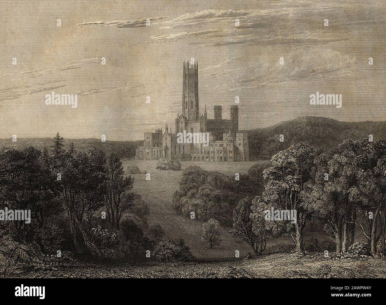 Fonthill West and South fronts edited Stock Photo - Alamy