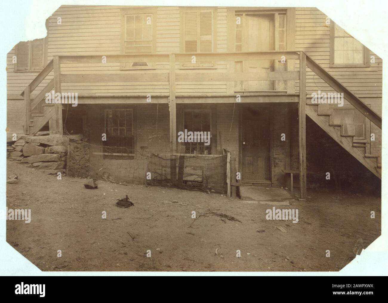 For Child Welfare Exhibit 1912-13.) Basement Tenement, High Street ...