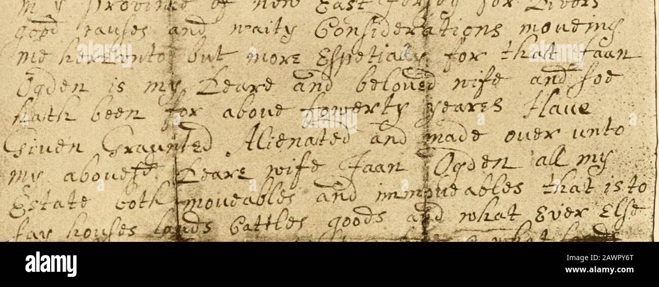 The Ogden family in America, Elizabethtown branch, and their English ...