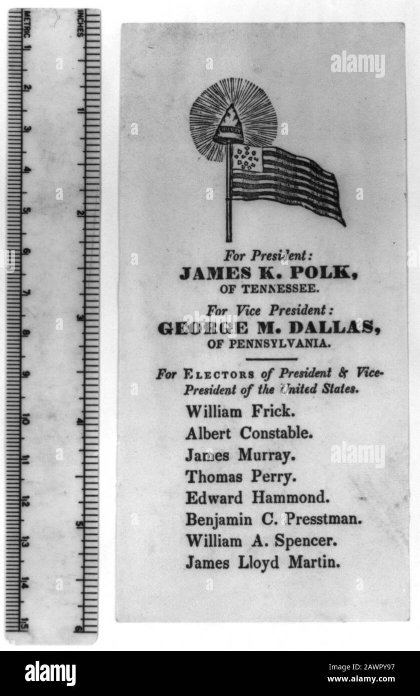 James k polk Black and White Stock Photos & Images - Alamy