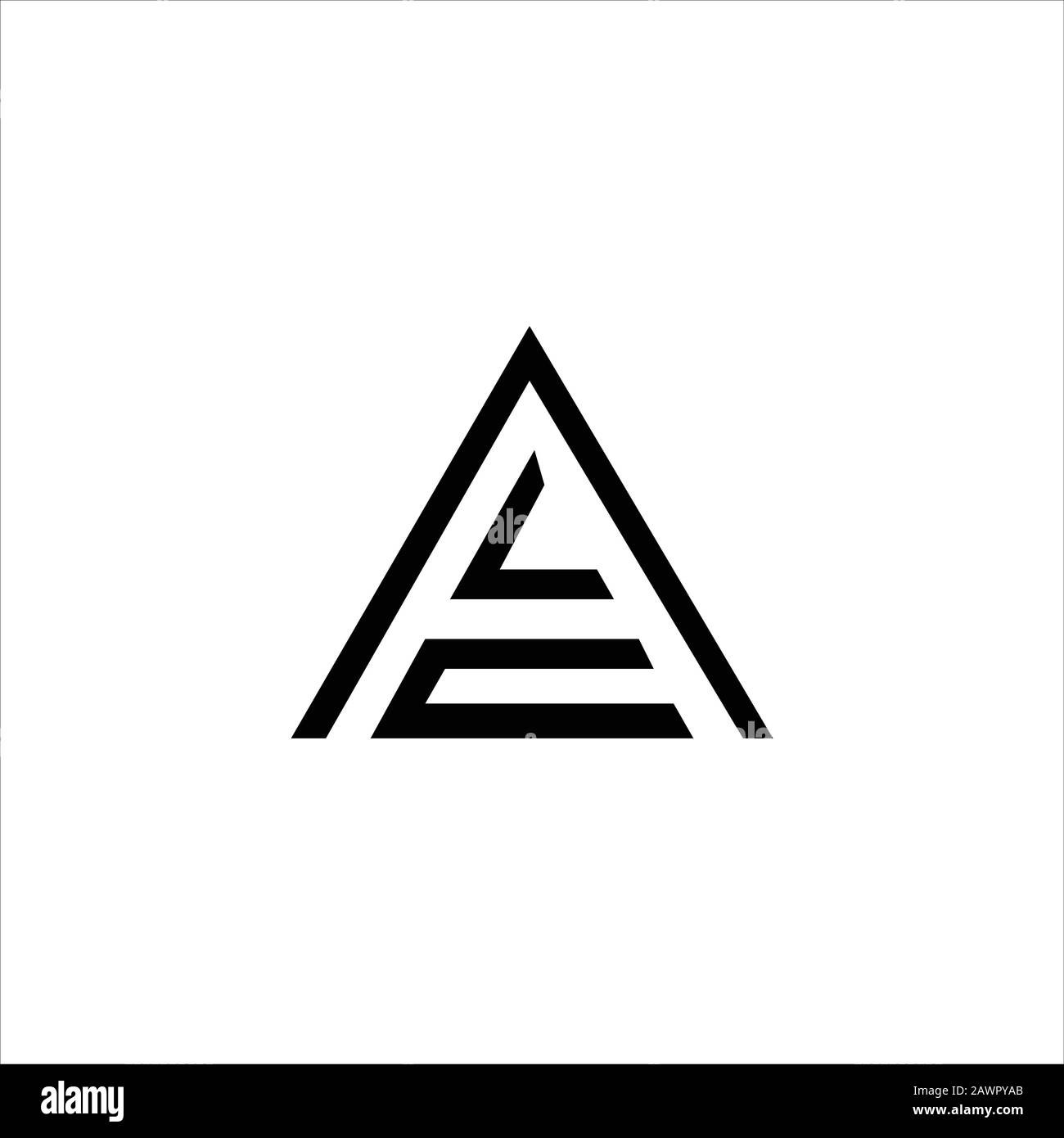 Letter a design Black and White Stock Photos & Images - Alamy