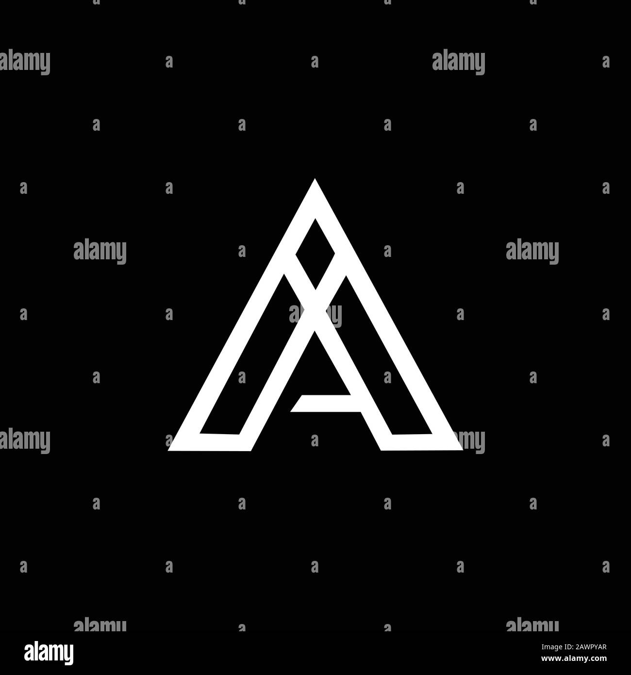 Initial letter a logo vector template Stock Vector Image & Art - Alamy