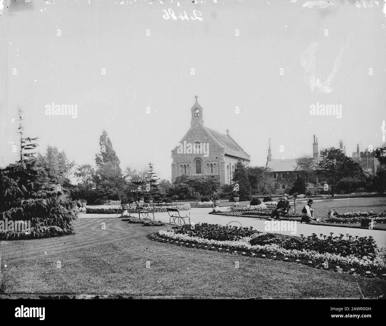 Forbury Gardens, Reading, c. 1875 Stock Photo - Alamy