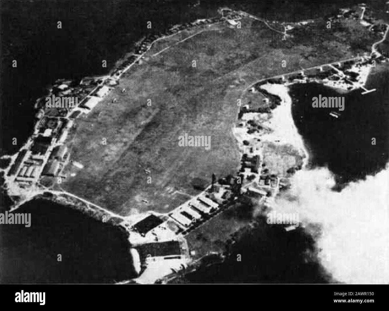 Ford Island Pearl Harbor aerial 1930 Stock Photo - Alamy