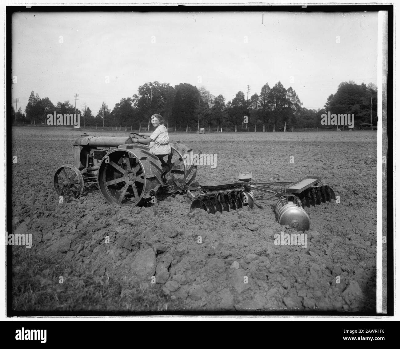 Ford tractor demonstration Stock Photo - Alamy