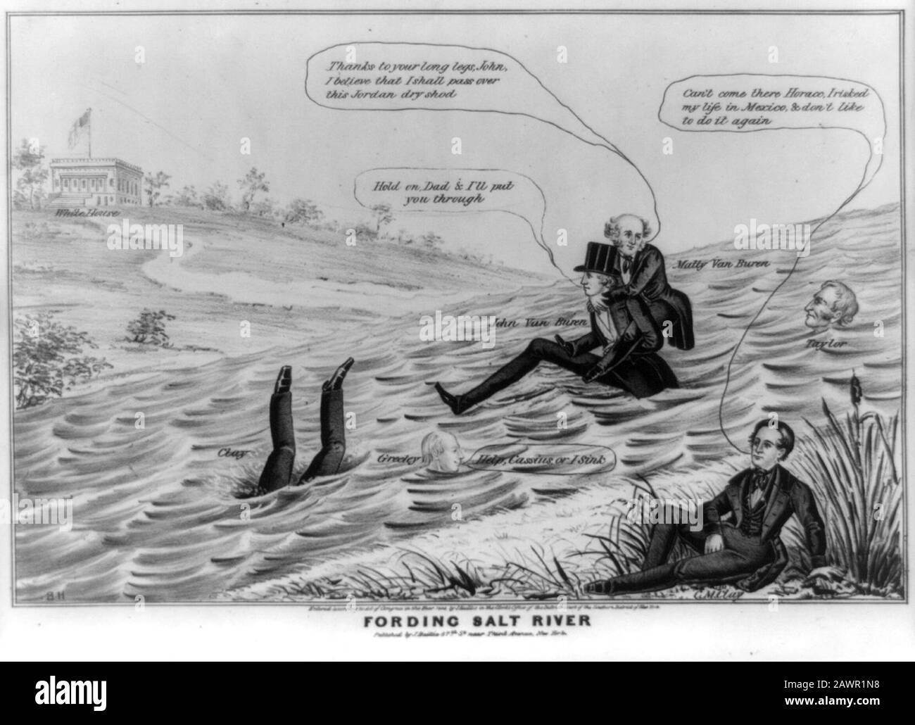 Fording Salt River Stock Photo - Alamy