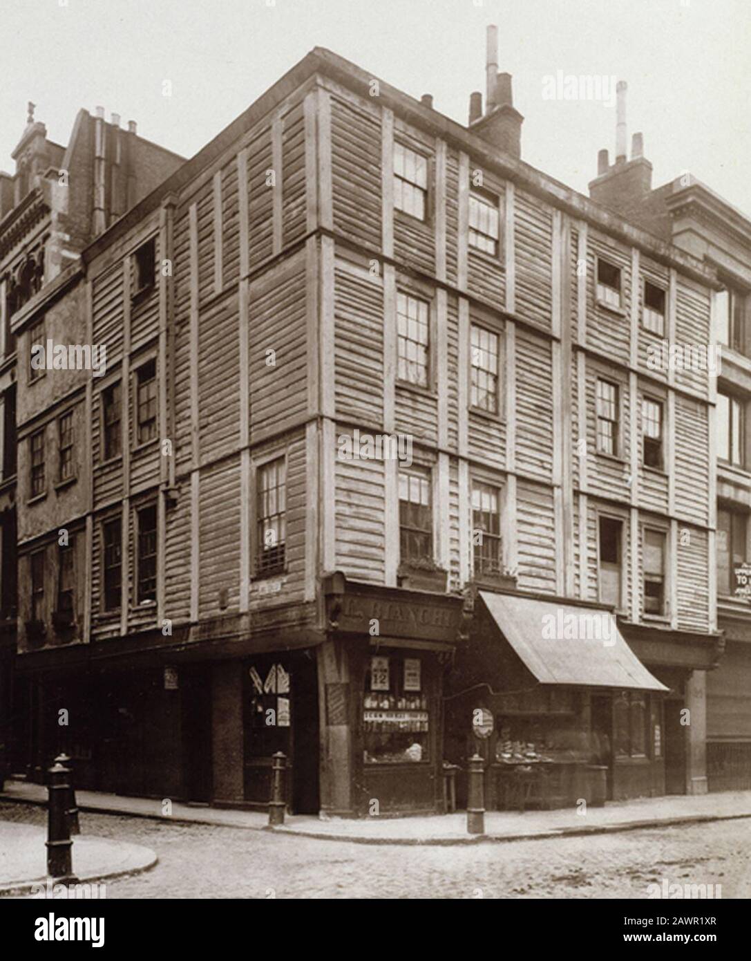 Fore Street London 1884 Stock Photo - Alamy