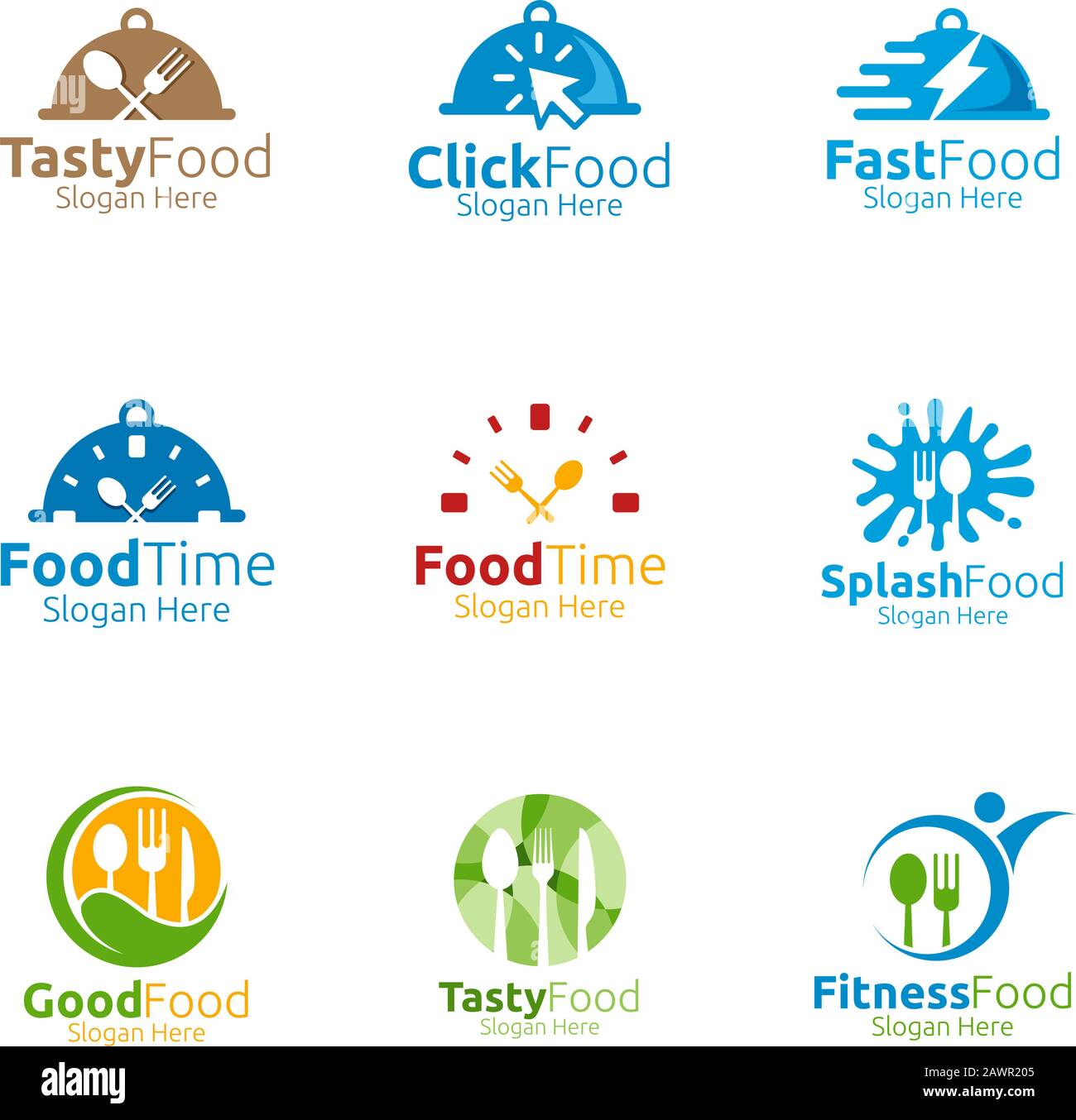Food Logo High Resolution Stock Photography and Images - Alamy