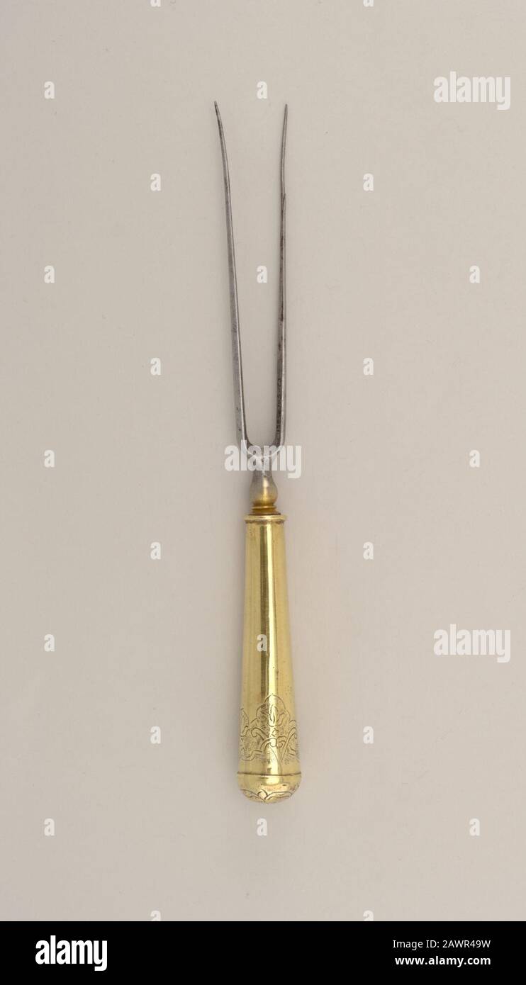 Fork, early 18th century Stock Photo - Alamy