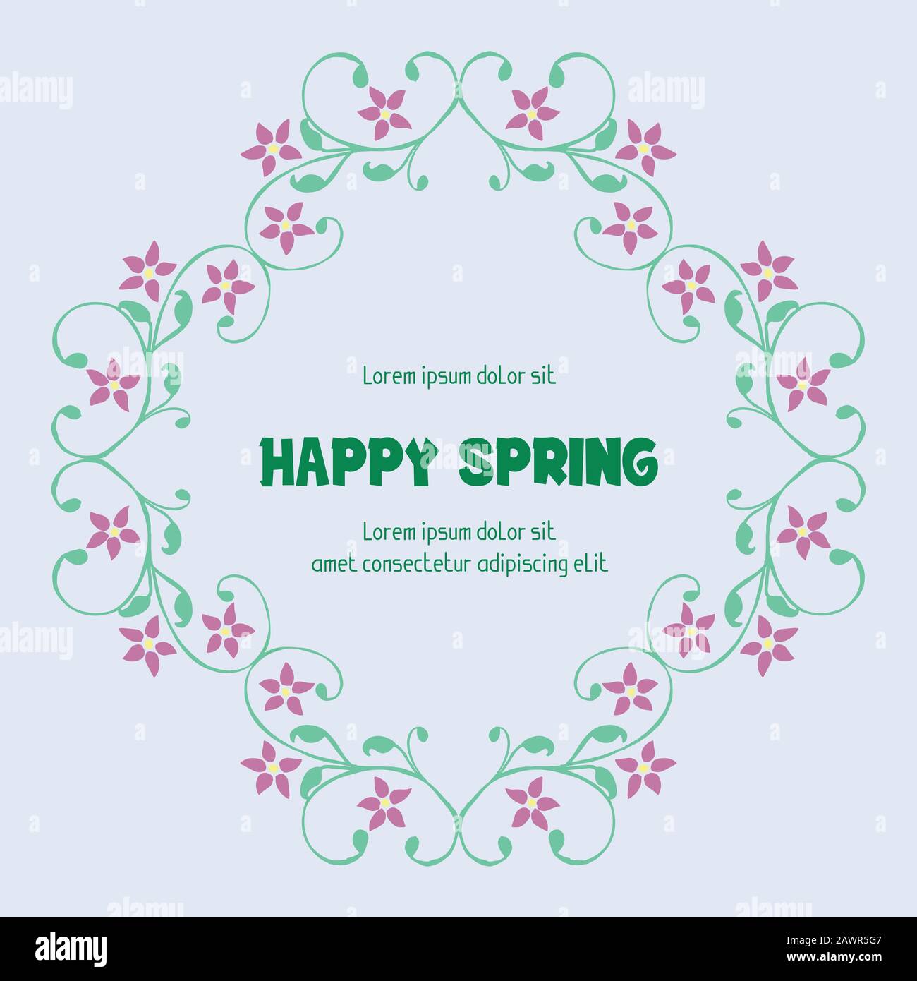 Wallpaper for happy spring greeting card design, with beautiful concept ...
