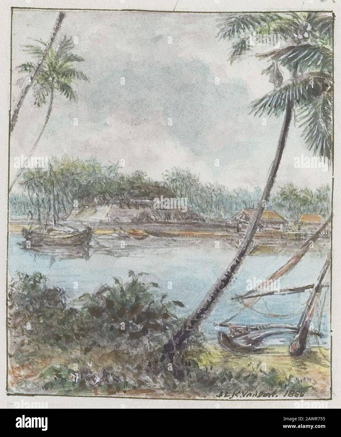 Fort at Negombo Stock Photo - Alamy