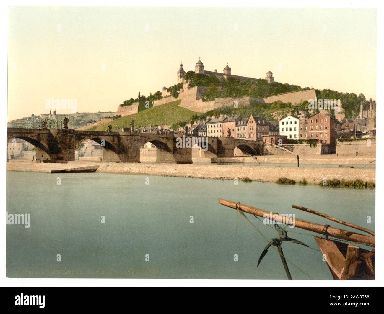 Fort and old bridge, Wurzburg, Bavaria, Germany Stock Photo - Alamy