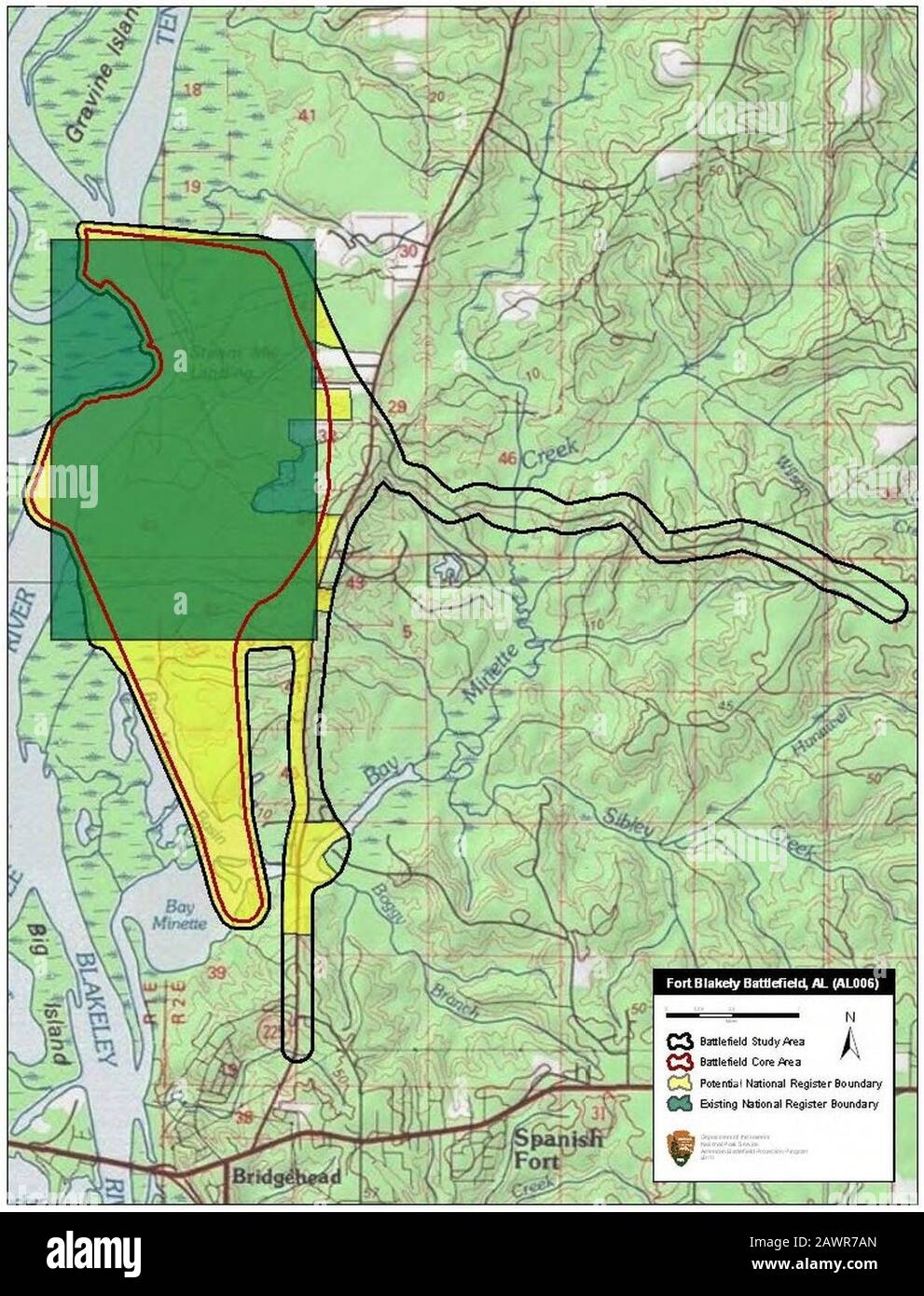 Fort Blakely Battlefield Alabama Stock Photo - Alamy