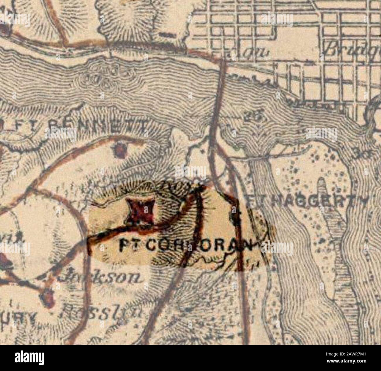 Fort Corcoran Crop Stock Photo - Alamy