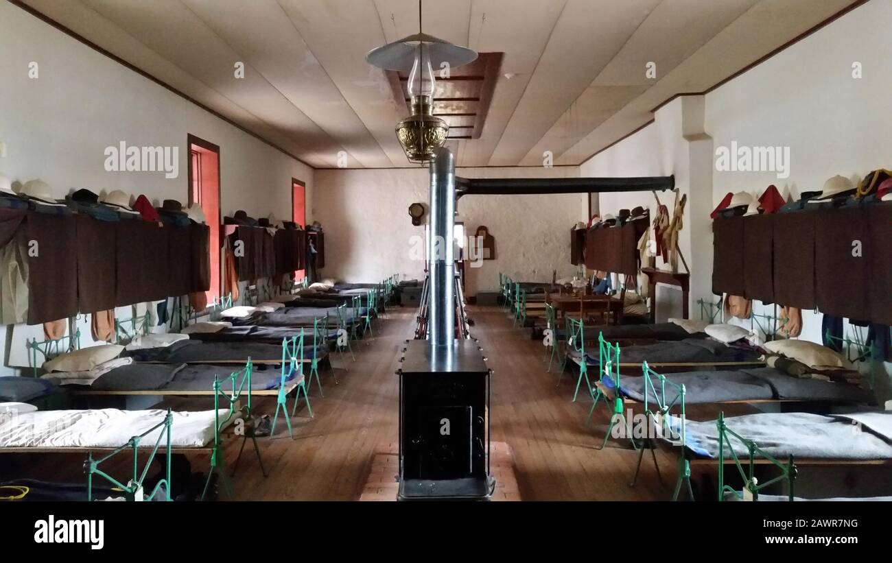 Fort Davis Barracks Stock Photo - Alamy