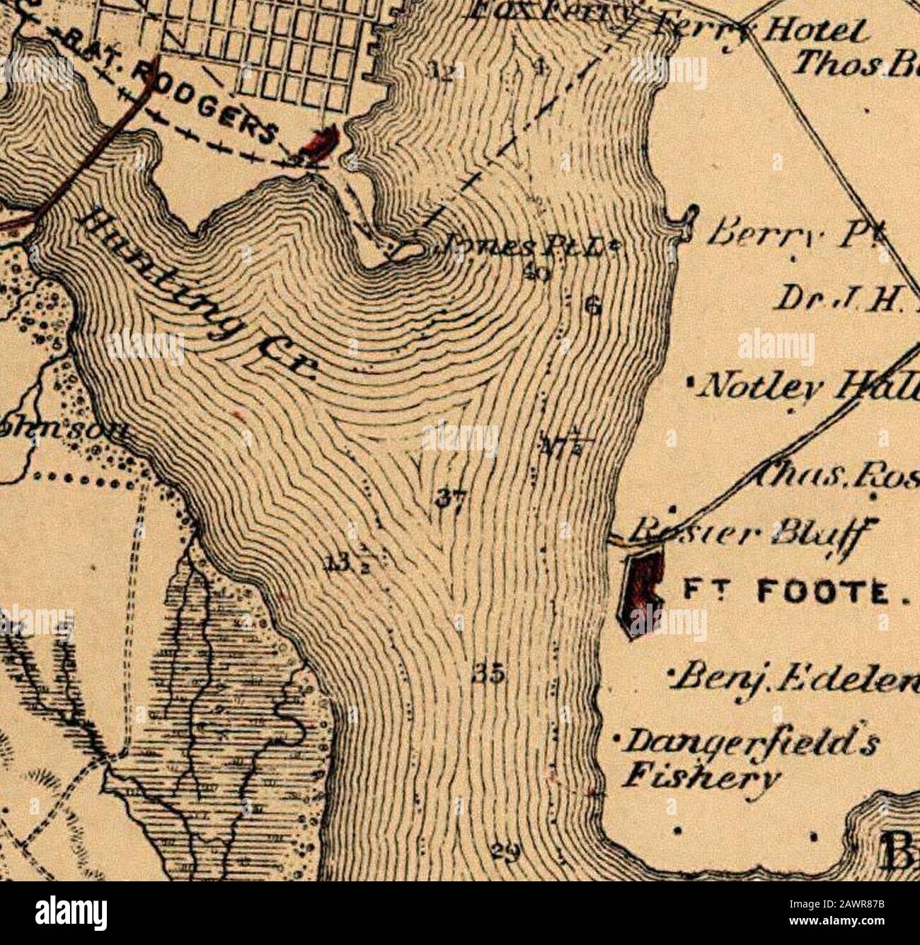 Fort Foote crop Stock Photo - Alamy