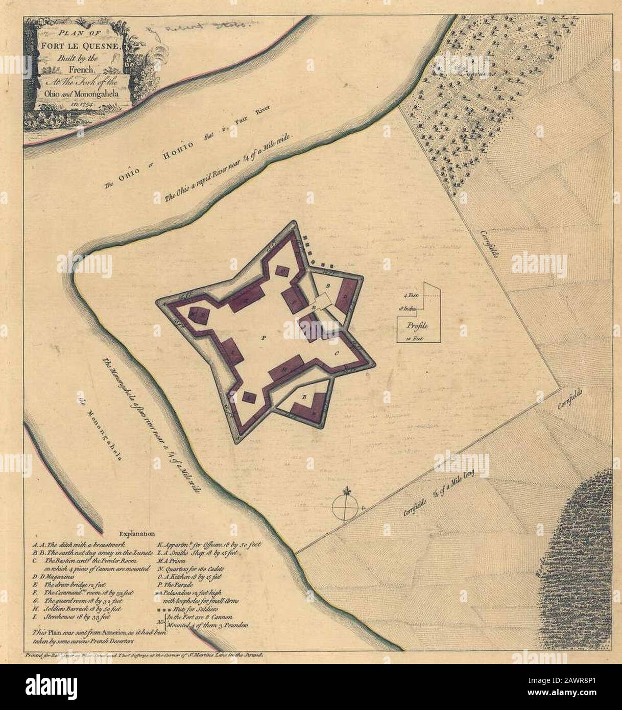 Fort Le Quesne Stock Photo - Alamy