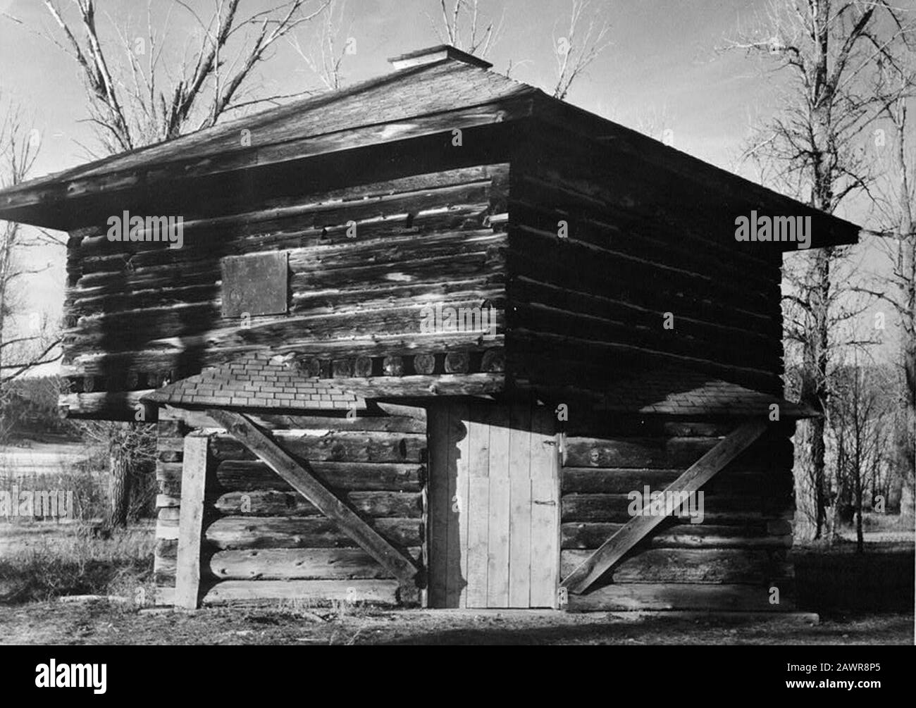 Fort Logan Blockhouse Stock Photo - Alamy