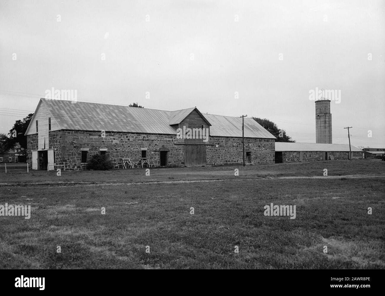 Fort Larned quartermaster's building Stock Photo - Alamy