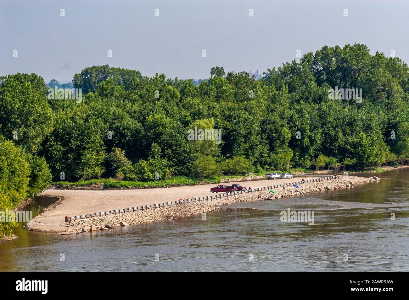 Mississippi River landscape Stock Photo - Alamy