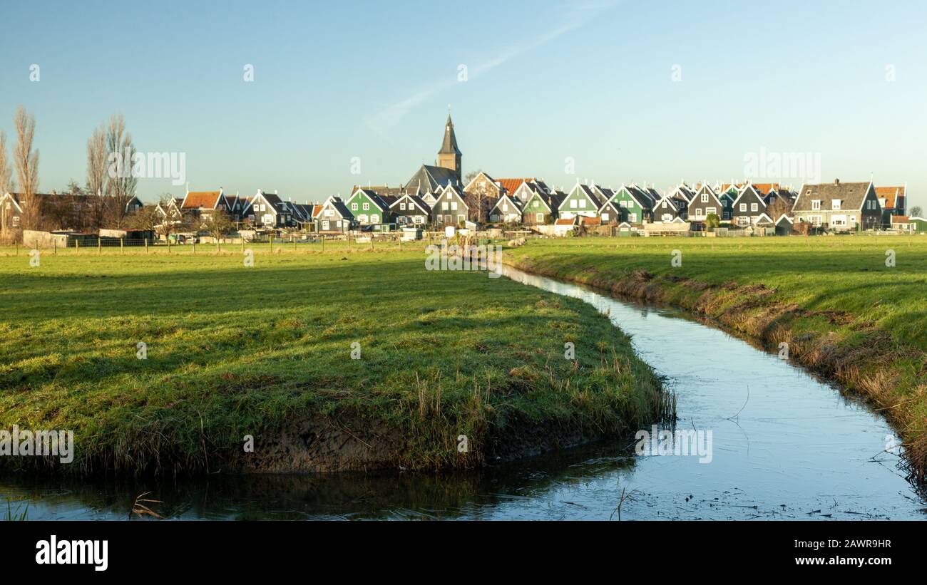 Beautiful shot marken village hi-res stock photography and images - Alamy