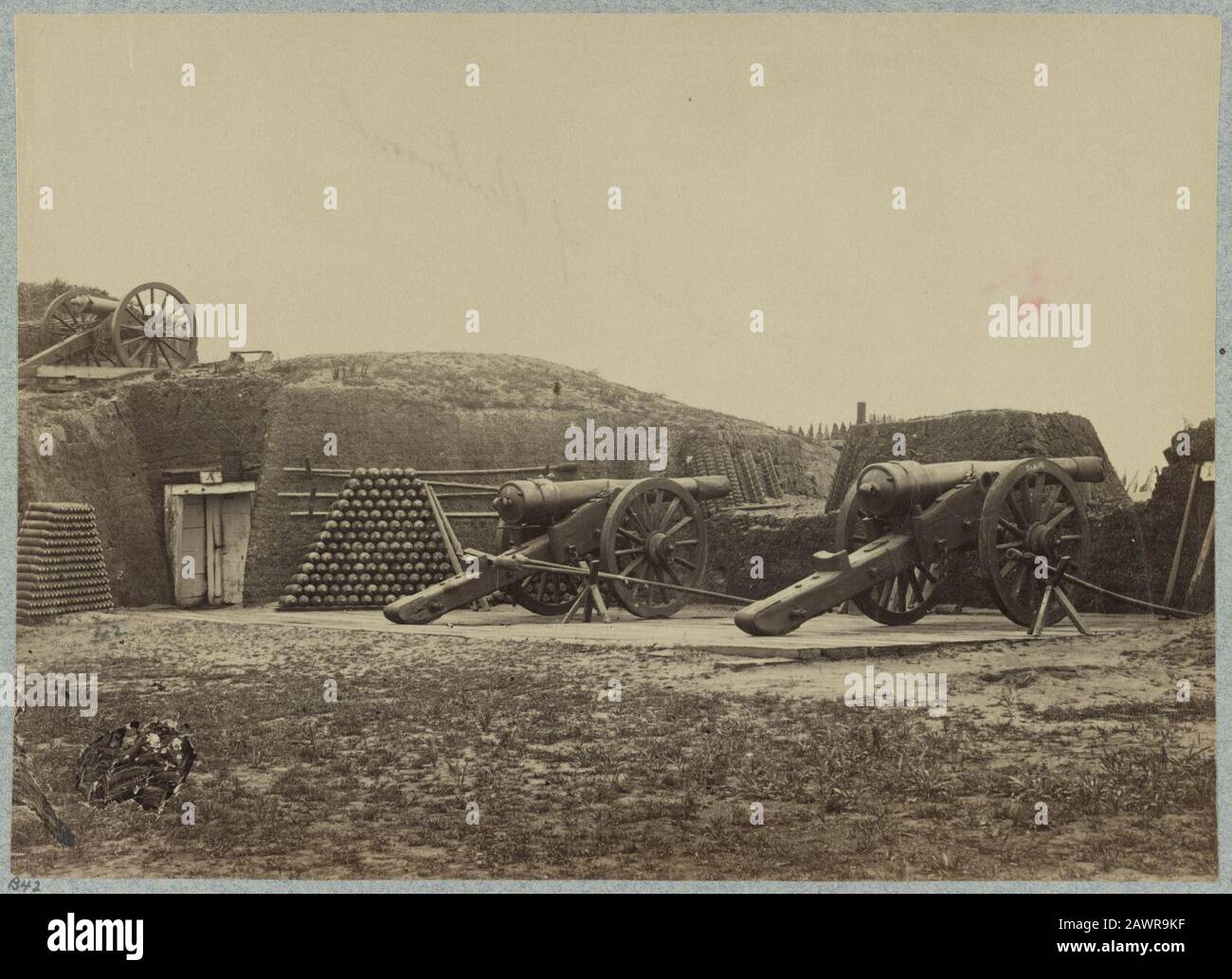 Fort Putnam, previously Confederate Battery Gregg, Morris Island, S.C ...