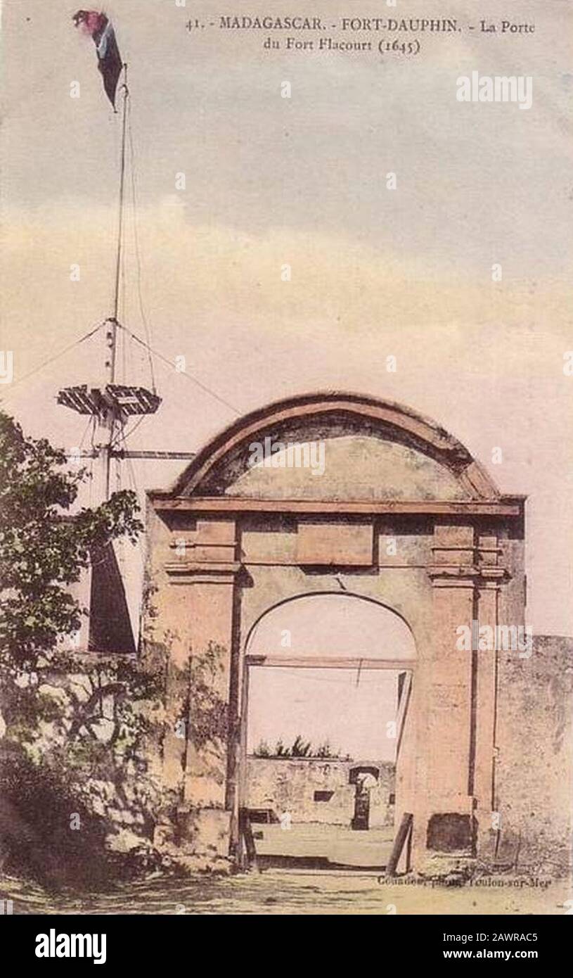 Fort-Dauphin. Fort Flacourt Stock Photo - Alamy