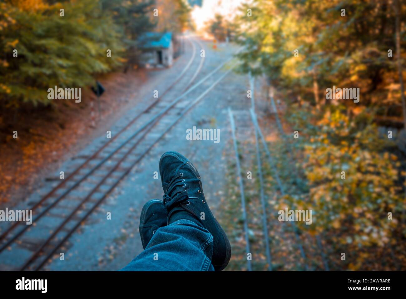 Feet railroad hi-res stock photography and images - Alamy