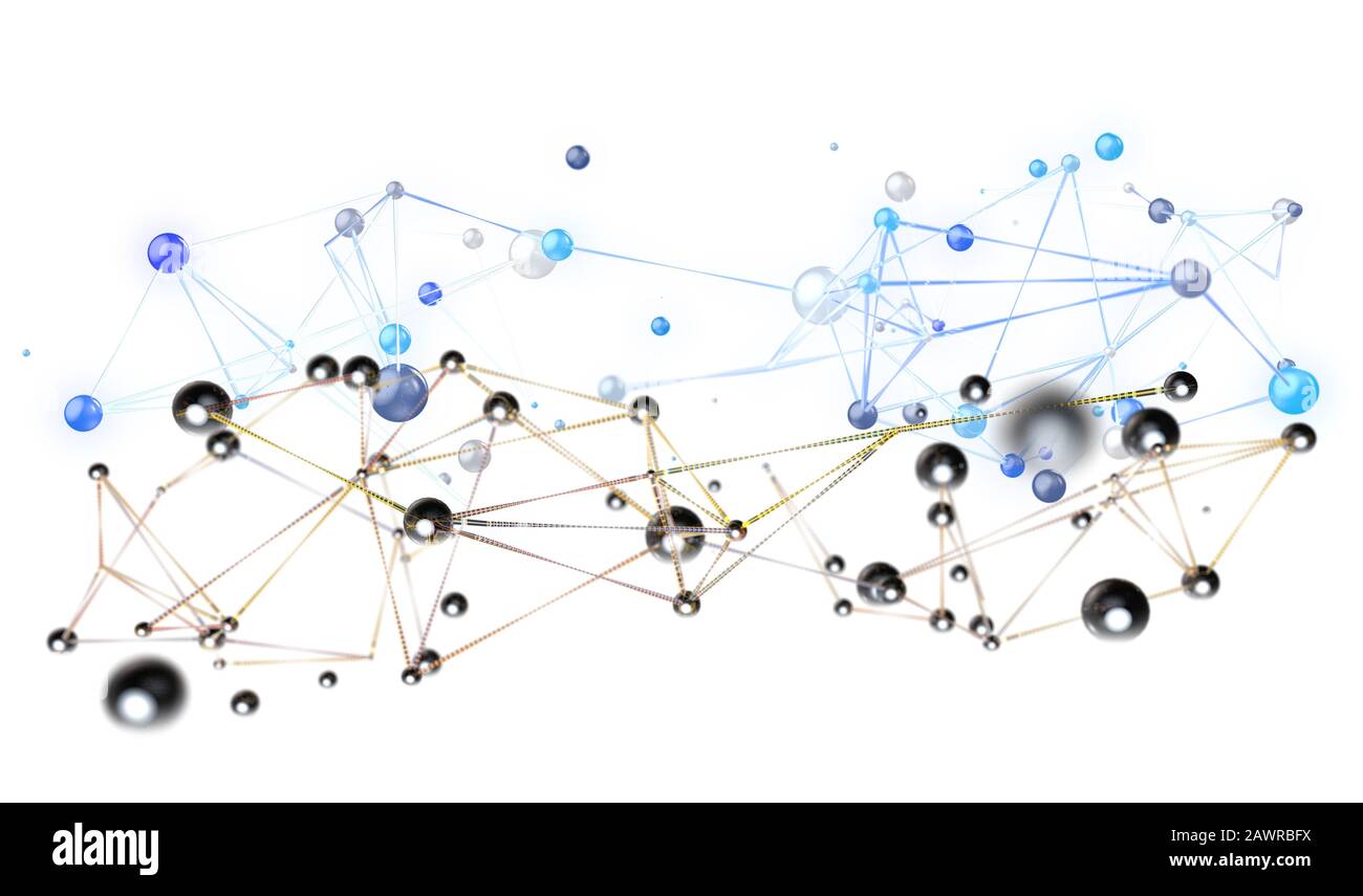 Illustration of cloud computing on a white background Stock Photo - Alamy