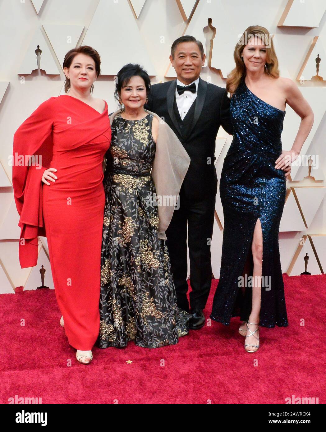 Los Angeles, United States. 09th Feb, 2020. (L-R) Laura Nix, Millie Cao ...
