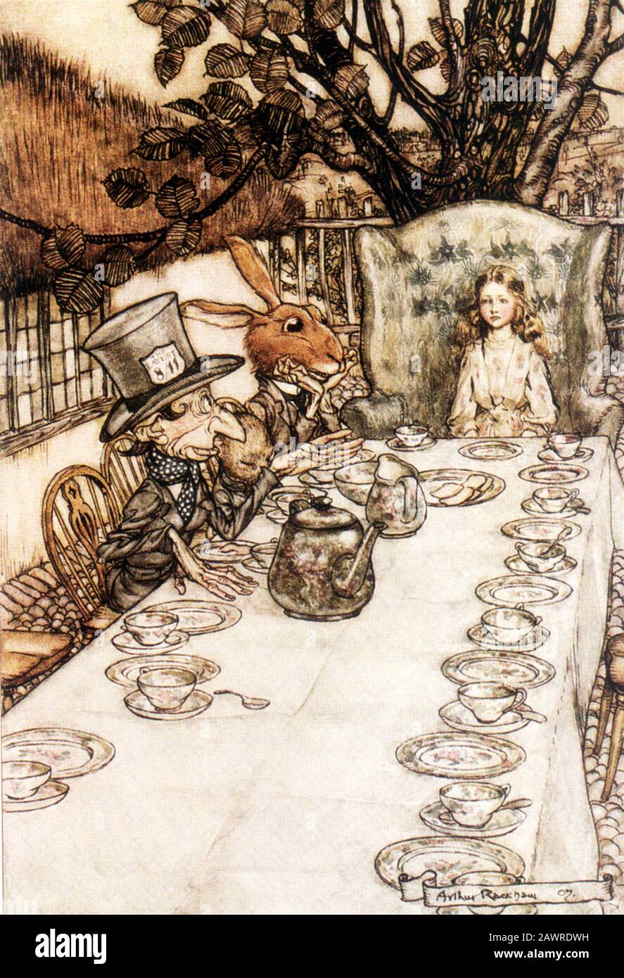 1907 : an England edition of ALICE IN WONDERLAND ( 1860 ), illustrated ...