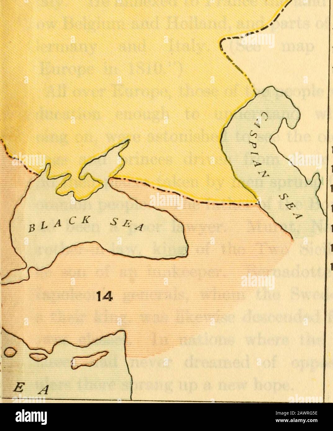 Confederation of the rhine map hi-res stock photography and images - Alamy