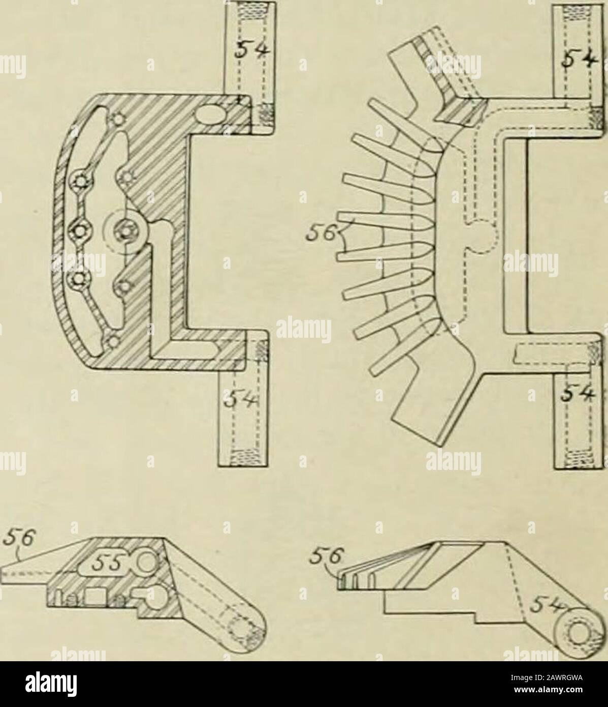 Railway and Locomotive Engineering . DISTRIBUTOR PLATE OF THE HANN ...