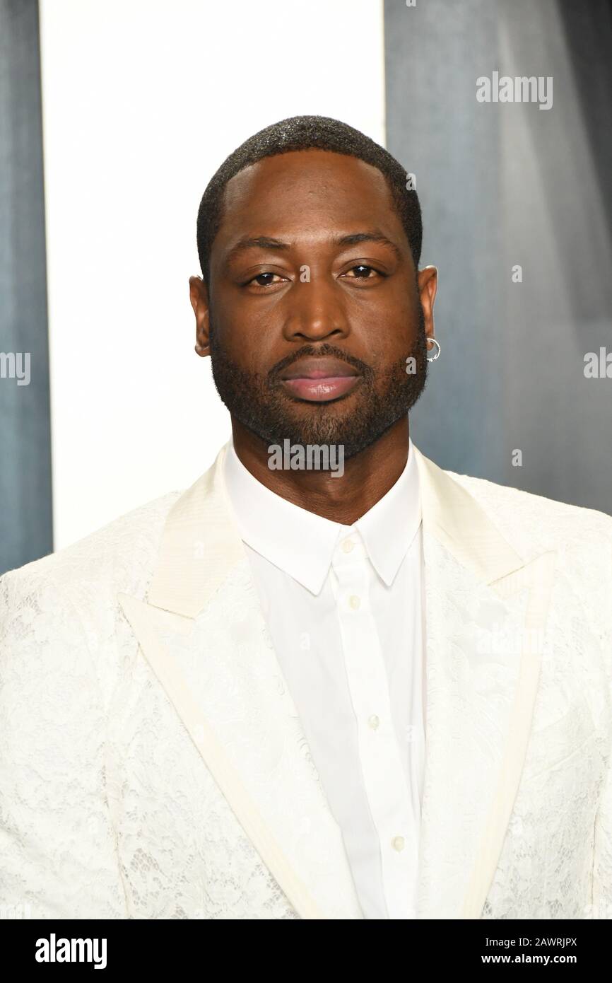 09 February 2020 - Los Angeles, California - Dwayne Wade. 2020 Vanity ...