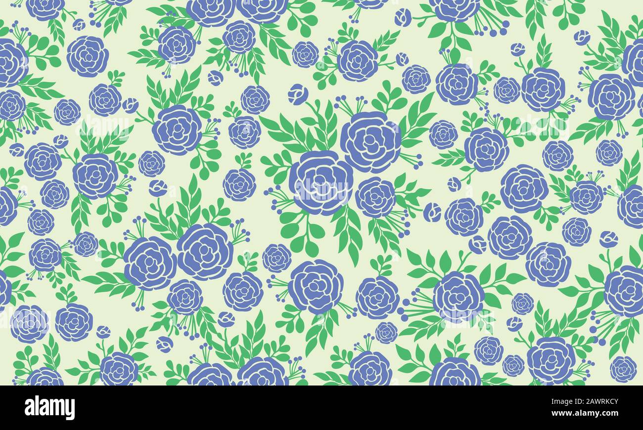 Modern shape of leaf and floral for spring, with leaf and flower ...