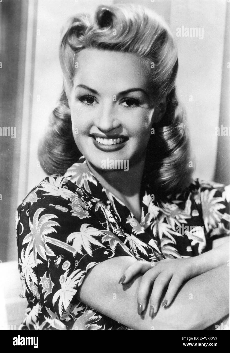 1945 c. : The hollywoodian movie actress BETTY GRABLE ( St. Louis ...