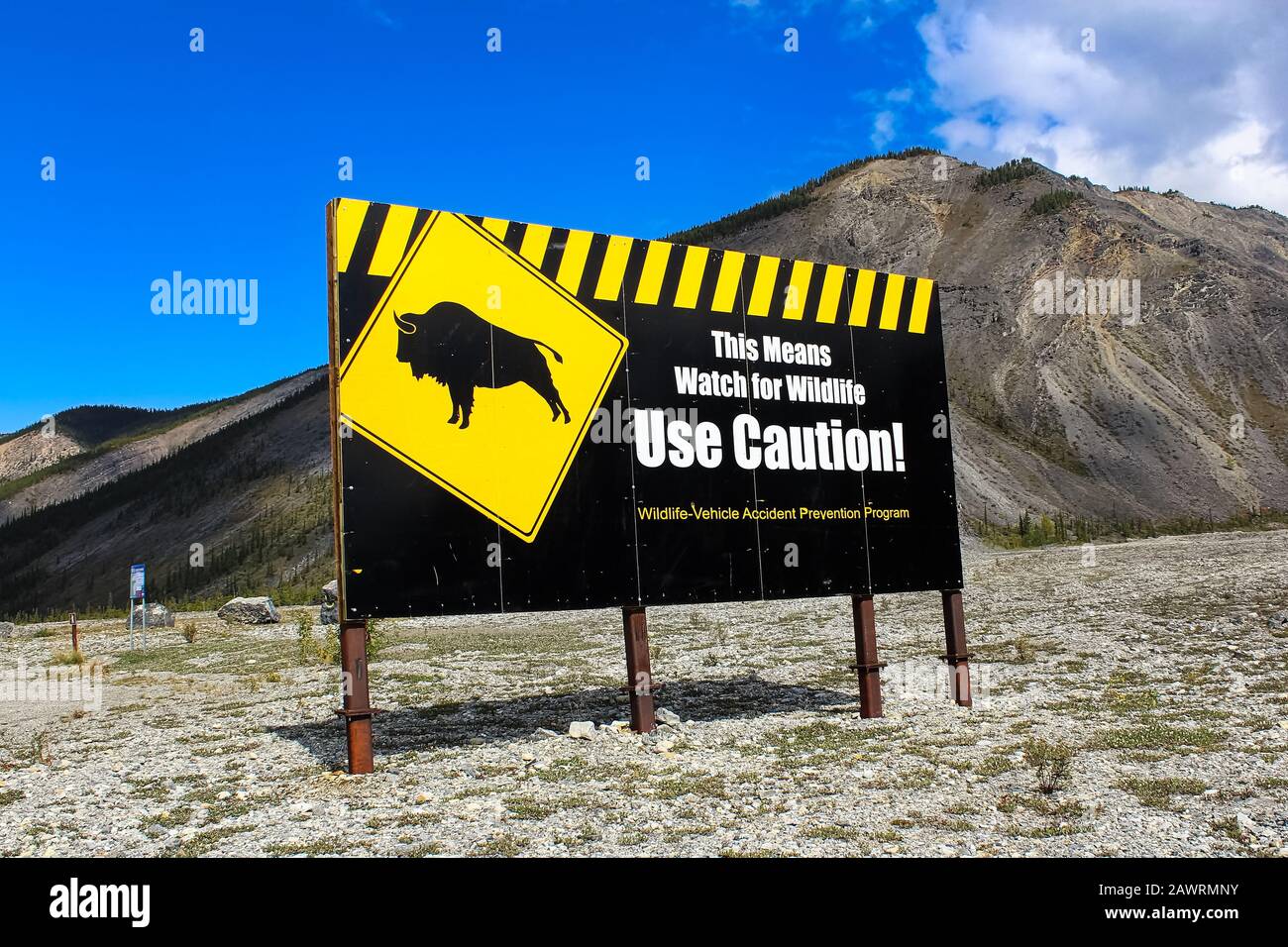Buffalo warning sign hi-res stock photography and images - Alamy