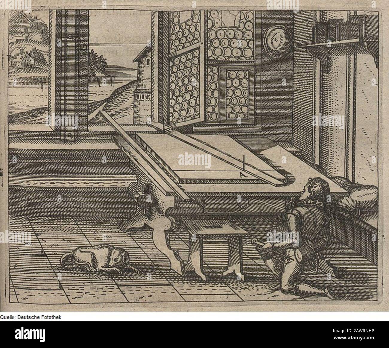 Fotothek df tg 0000025 Geometrie ^ Vermessung ^ Messtisch Stock Photo ...