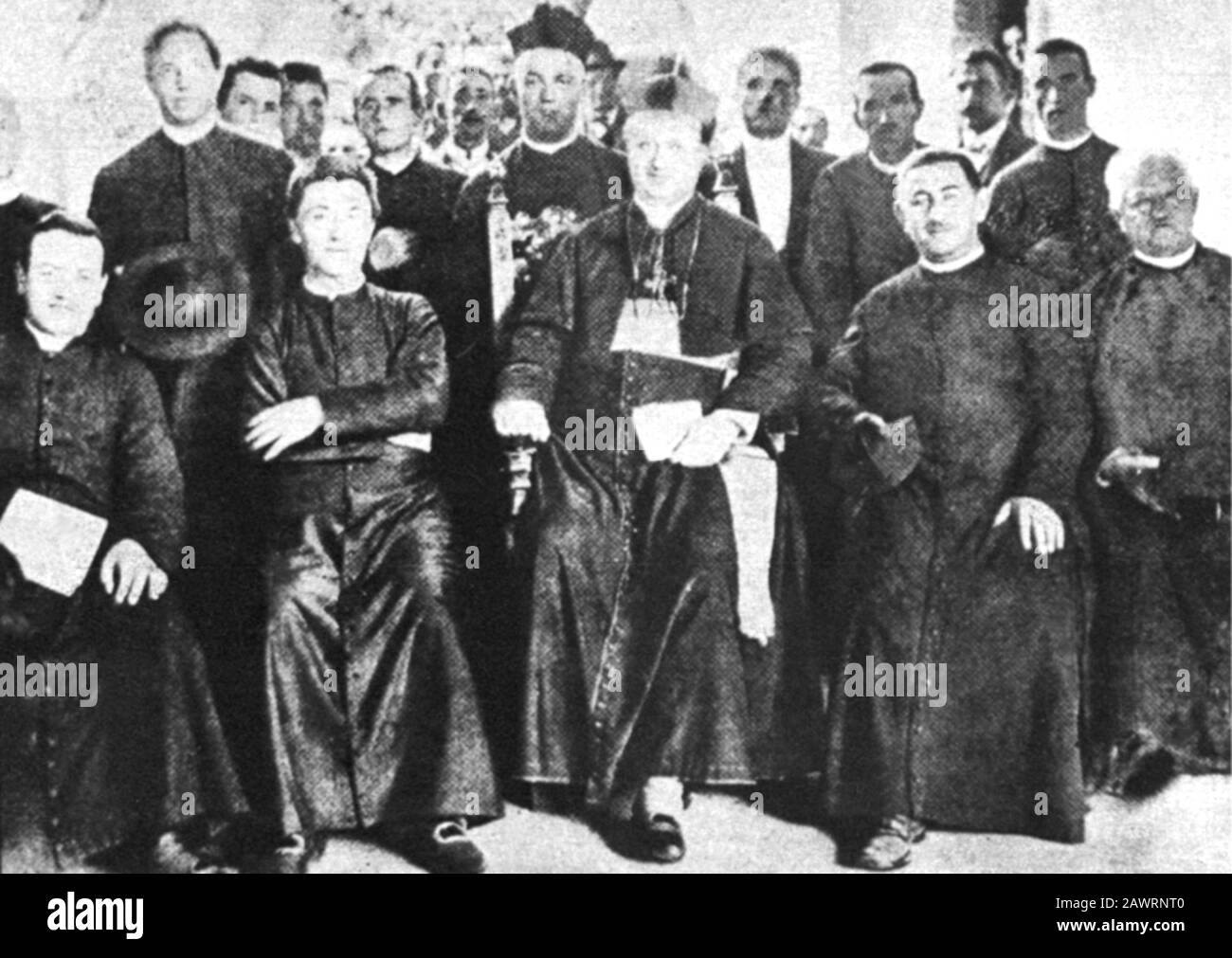 1906 , august, BERGAMO , ITALY : The future italian Pope JOHN XXIII ...