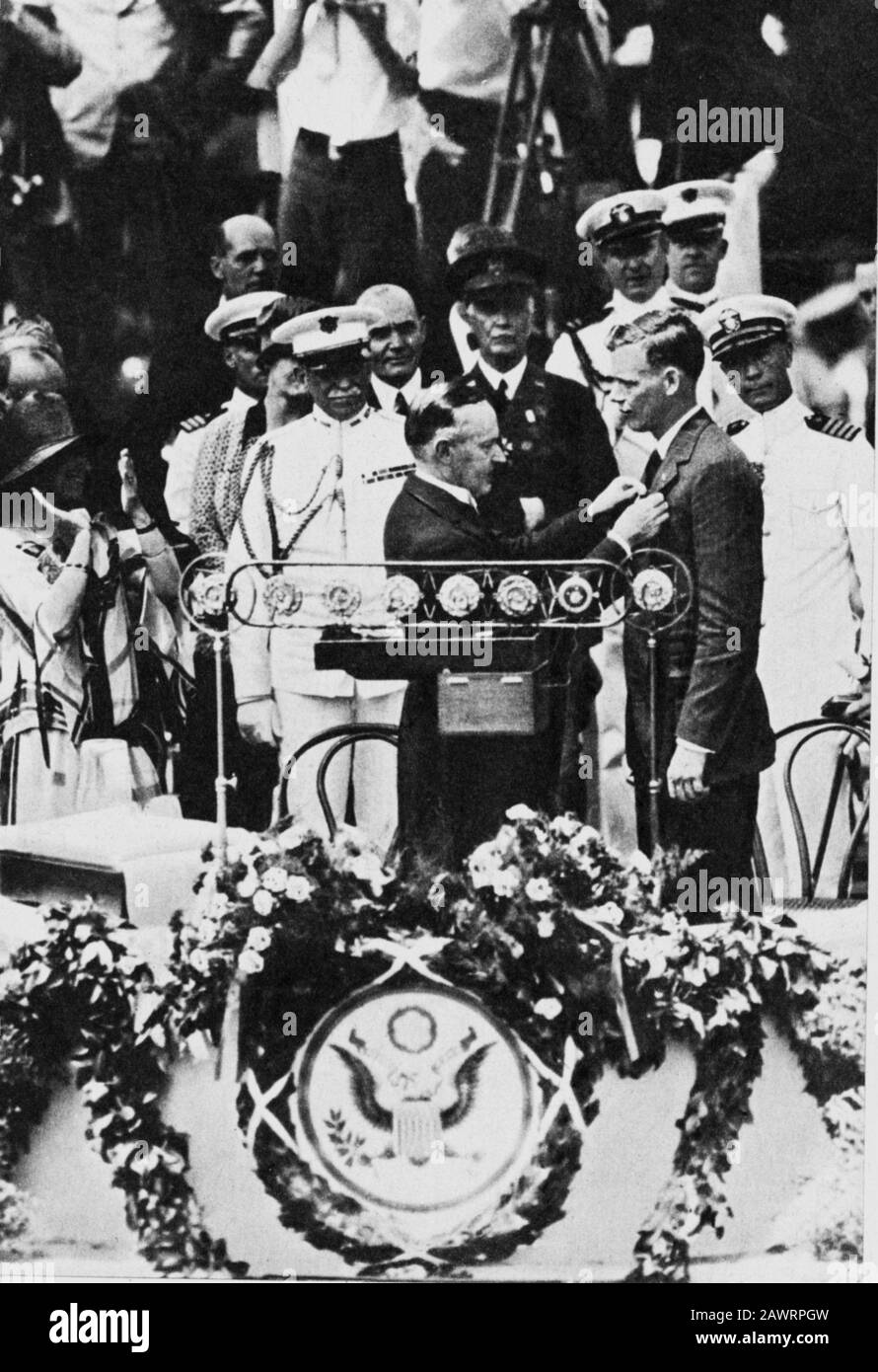 American hero charles lindbergh hi-res stock photography and images - Alamy