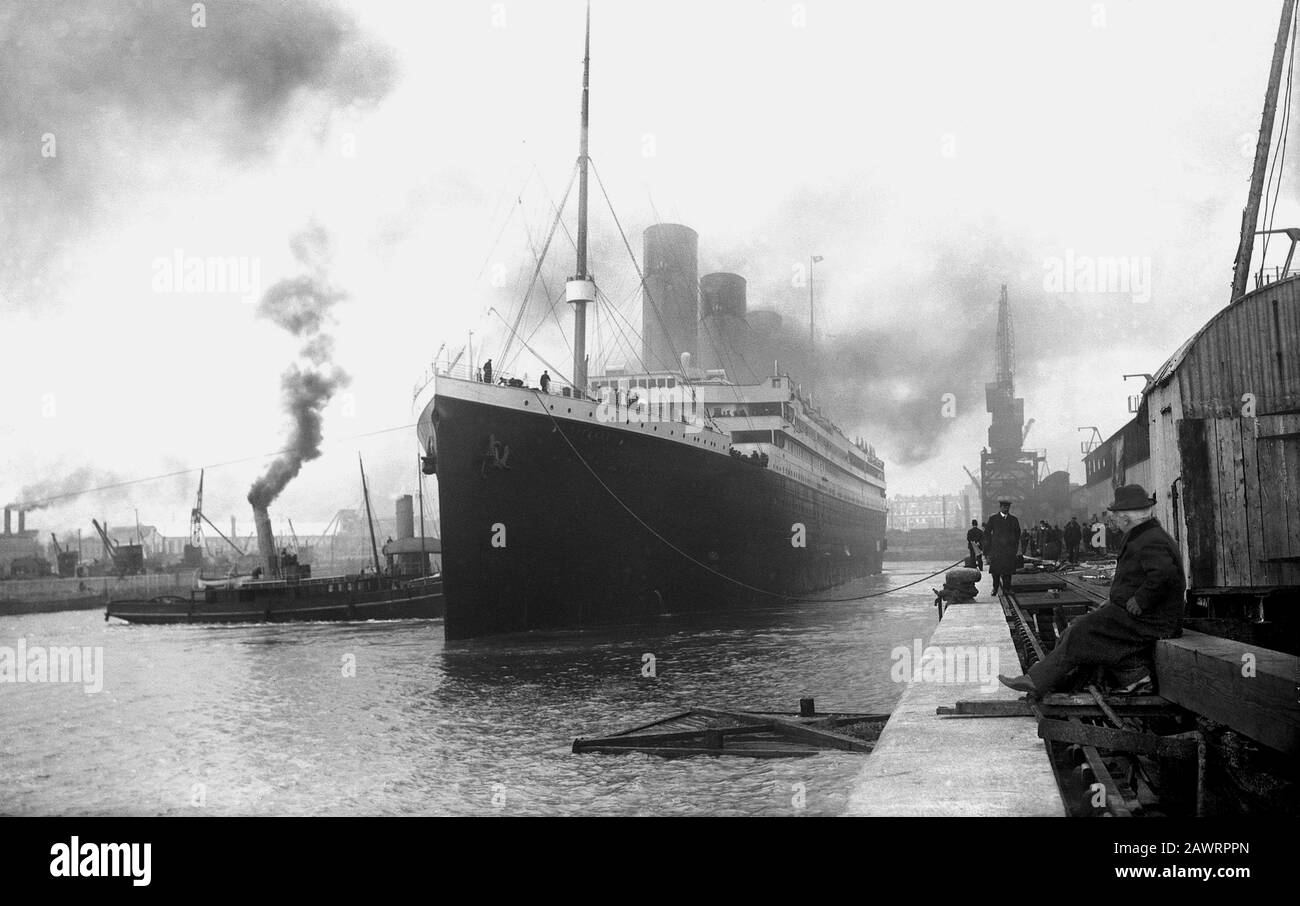 1912 , 10 april , SOUTHAMPTON , GREAT BRITAIN : The british Ocean Liner ...