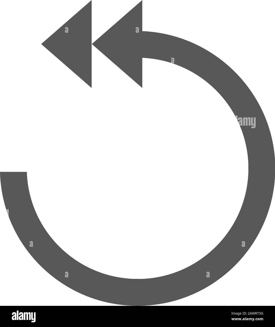 Double Arrow skip play time icon. Stock Vector illustration isolated on ...