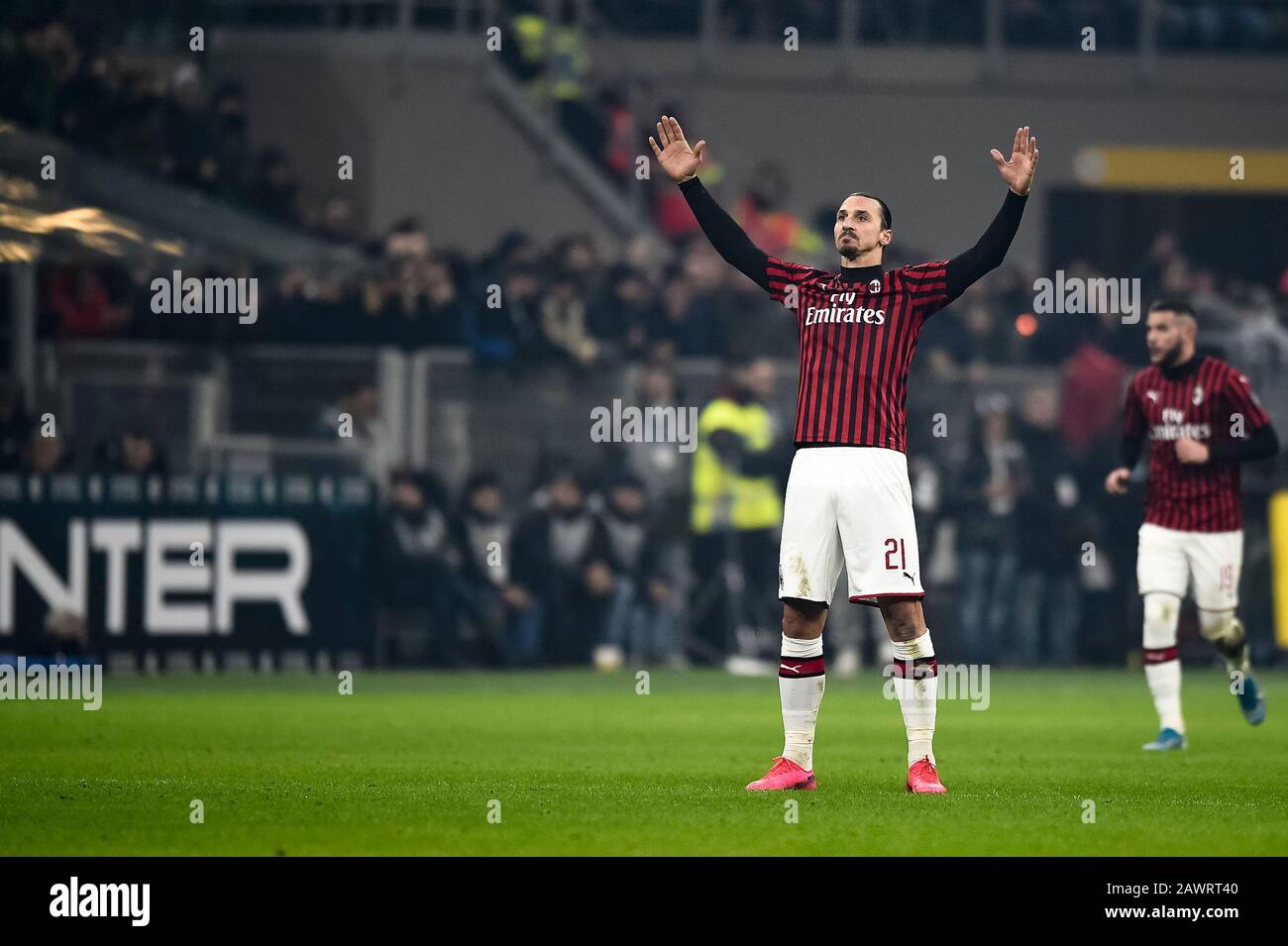 Zlatan goal ac milan inter hi-res stock photography and images - Alamy