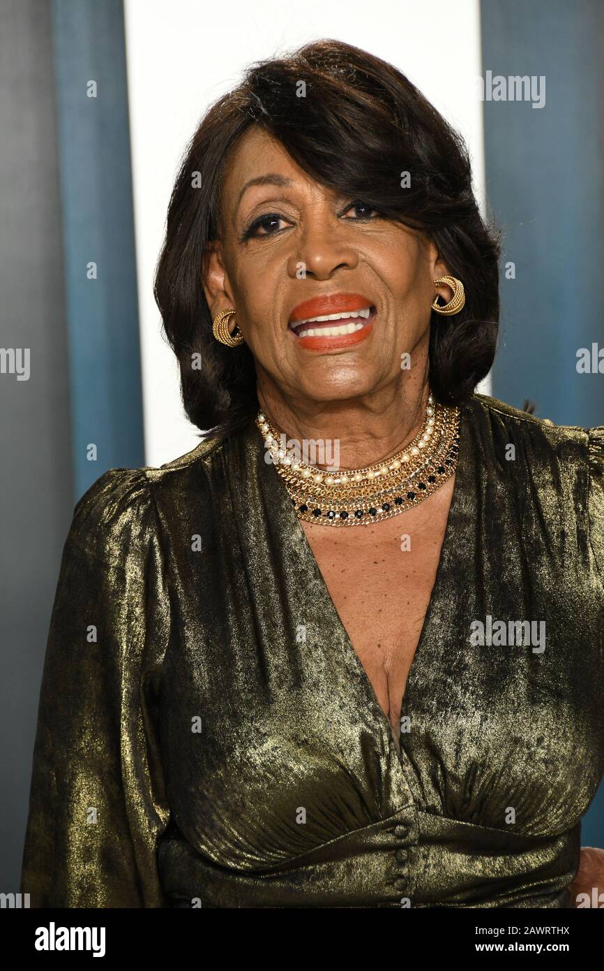 09 February 2020 - Los Angeles, California - Maxine Waters. 2020 Vanity ...