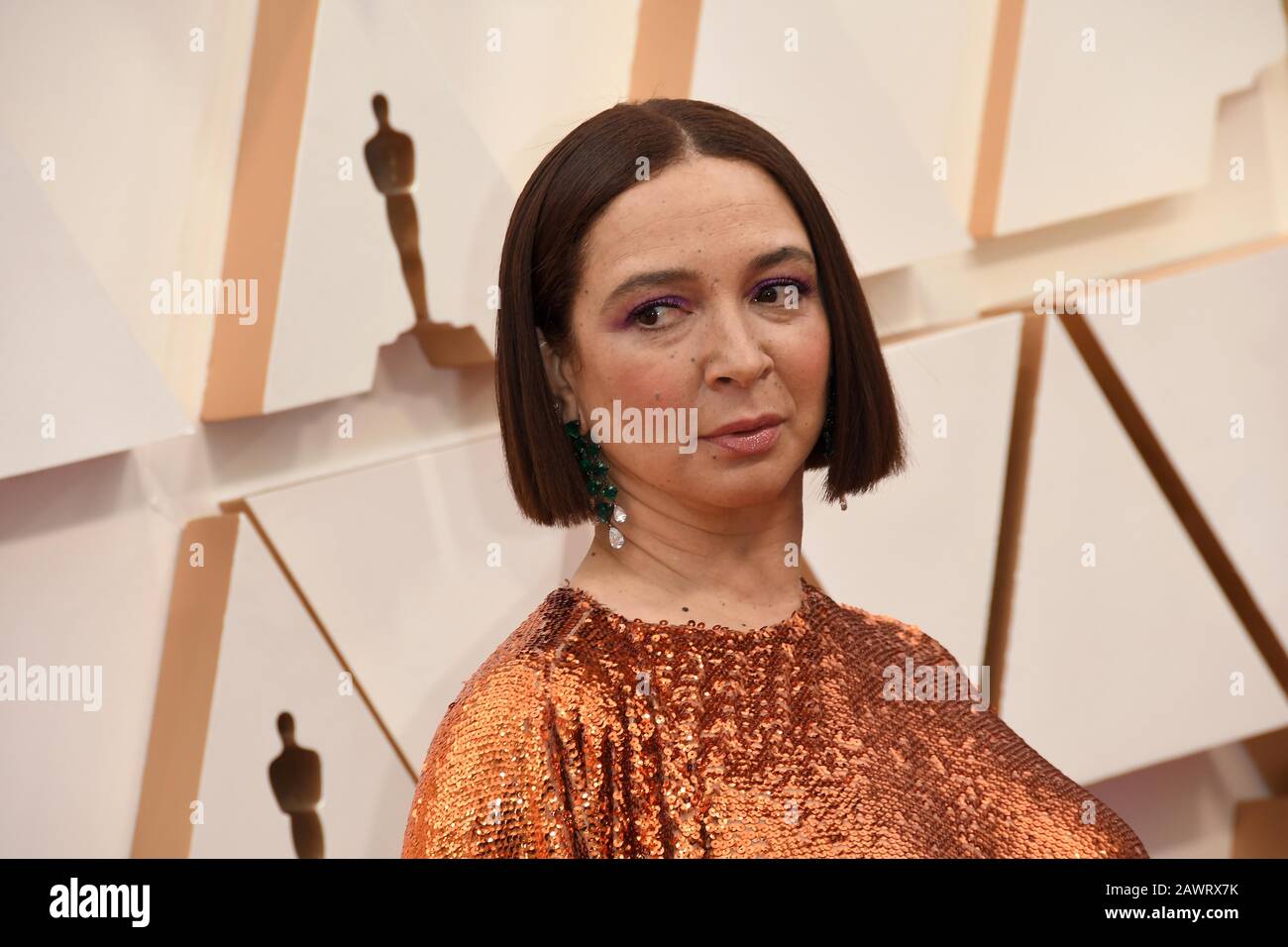 Maya Rudolph walking on the red carpet at the 92nd Annual Academy ...