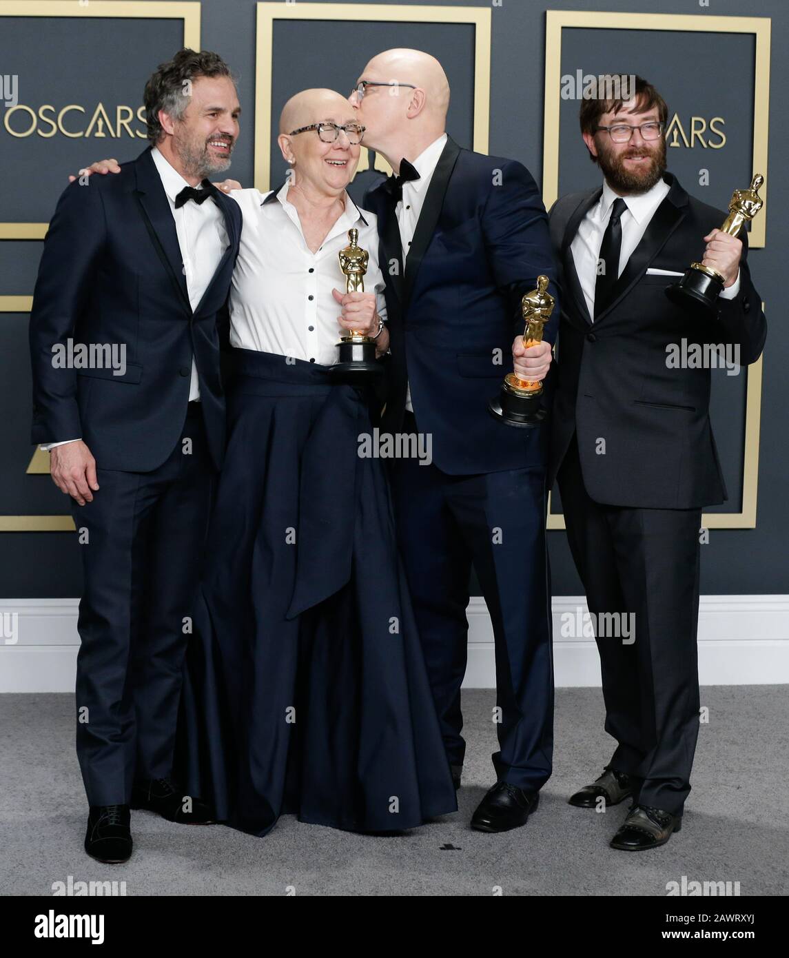 Los Angeles, United States. 09th Feb, 2020. (L-R) Mark Ruffalo poses ...