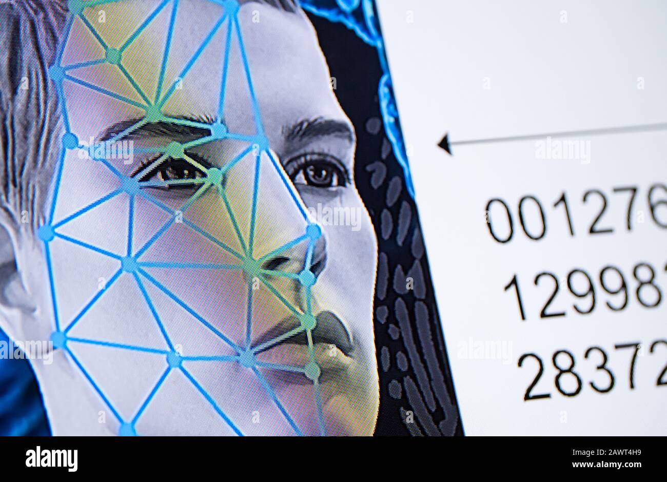 Face investigation crime monitor hi-res stock photography and images ...