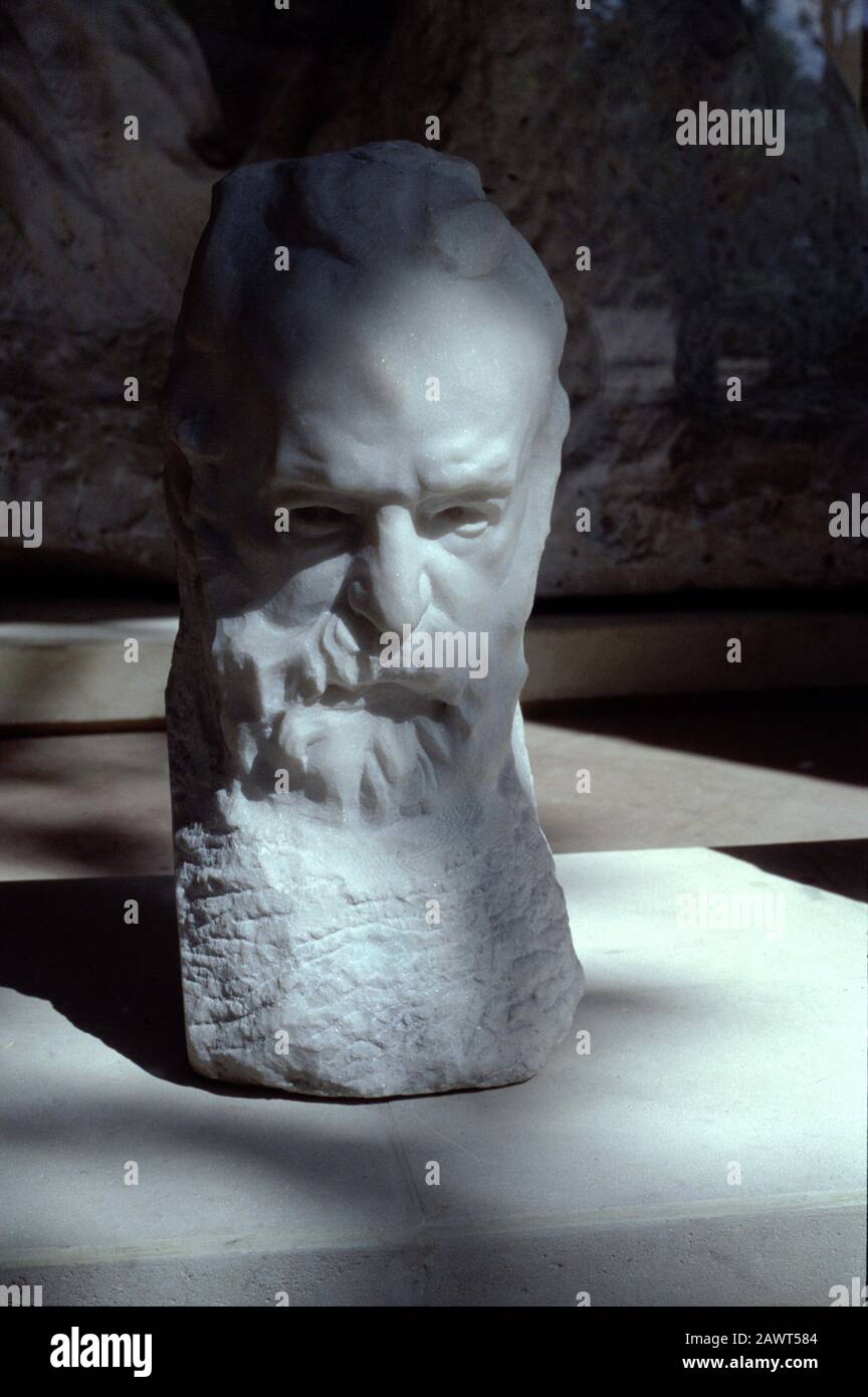 The celebrated french writer VICTOR HUGO ( 1802 - 1885 ) portrayed by ...